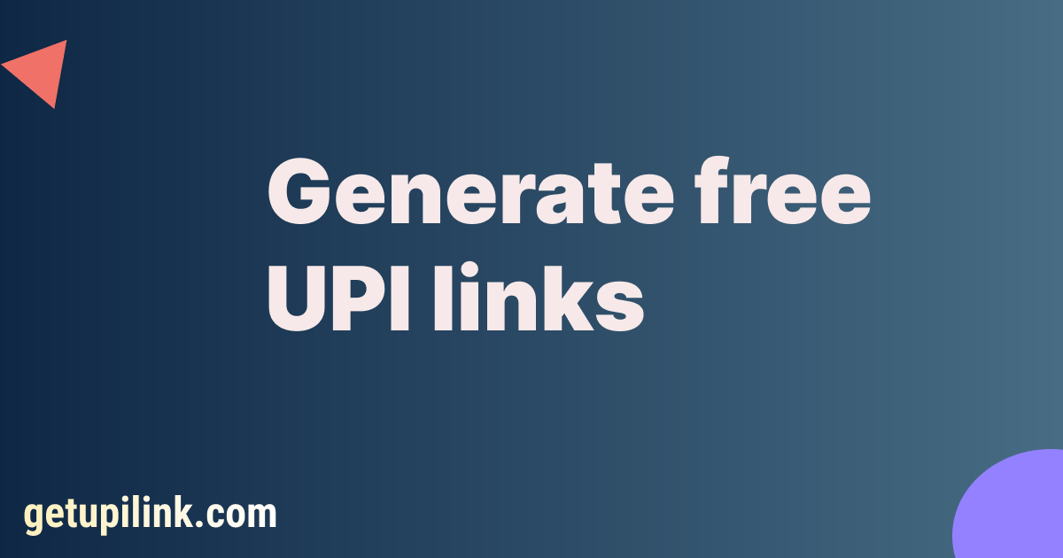 How To Create UPI Payment Link?